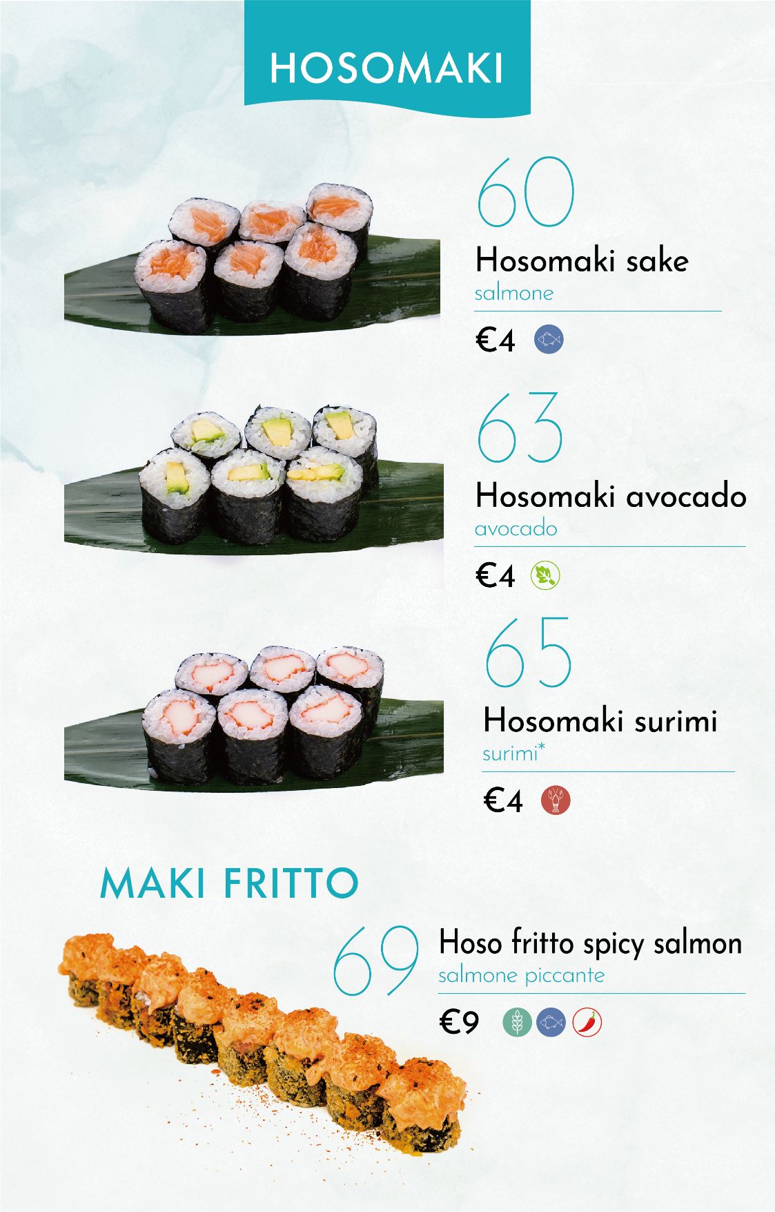 Mon Sushi | Menu Pranzo | Ordina.io