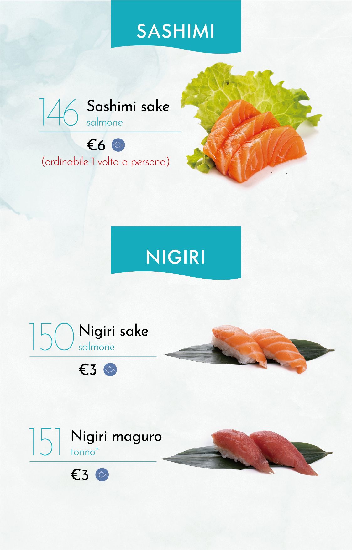 Mon Sushi | Menu Pranzo | Ordina.io