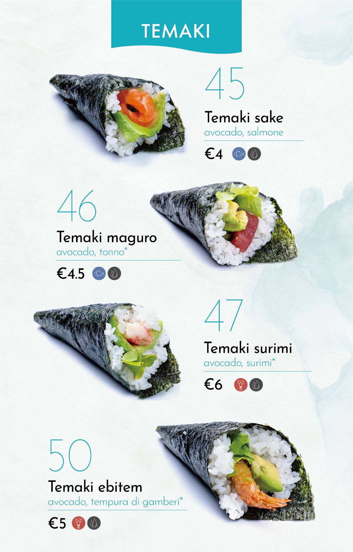 Mon Sushi | Menu Pranzo | Ordina.io